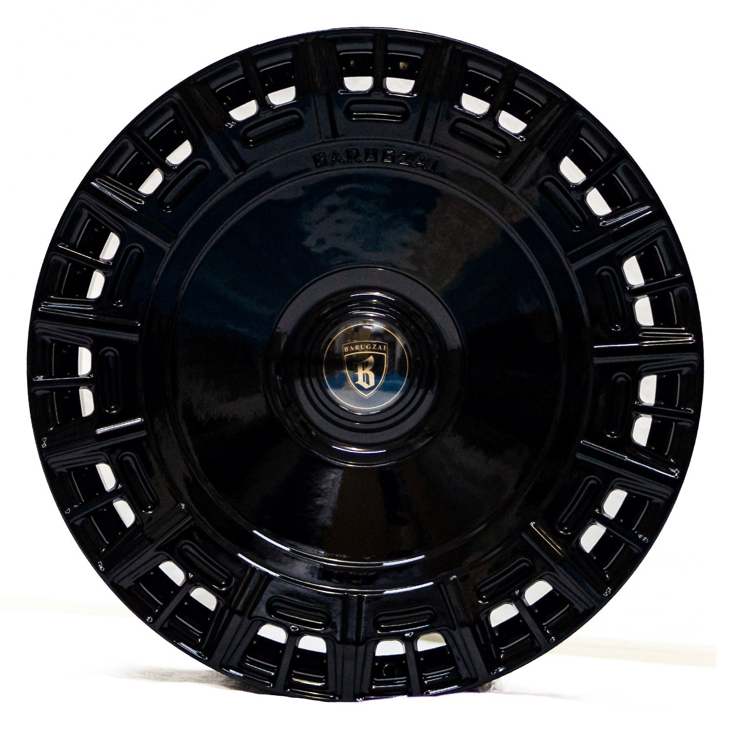 22" Barugzai MONOBLOK Diamond Cut Set of Alloy Wheels for Defender ...