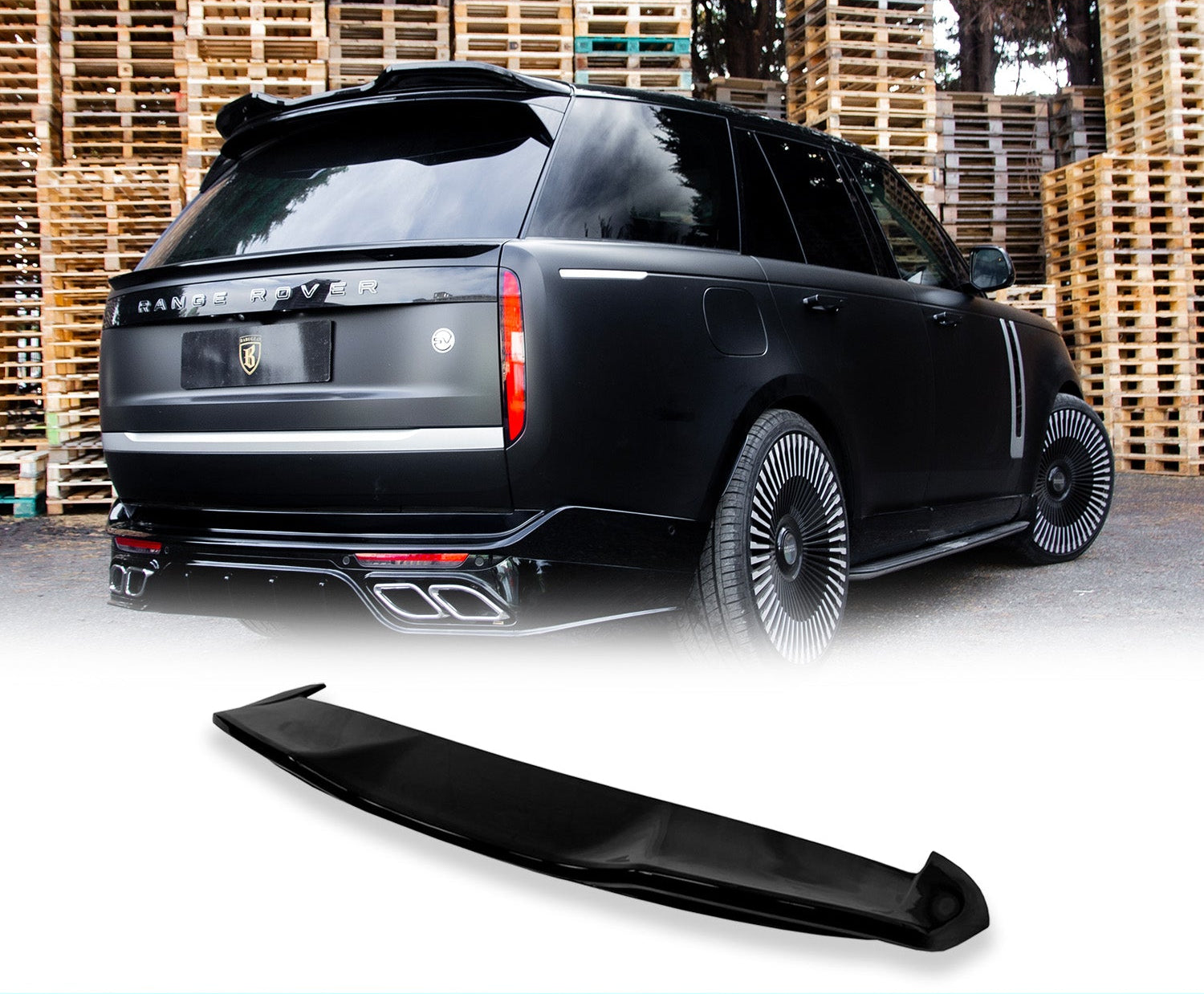 Barugzai Rear Roof Spoiler – Range Rover Sport L460 (2022+) – ENKAHNZ
